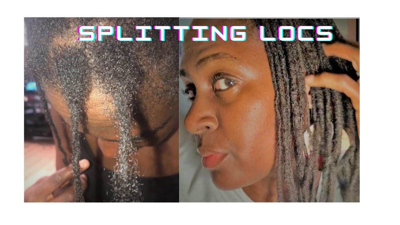 How to Split Locs - YouTube