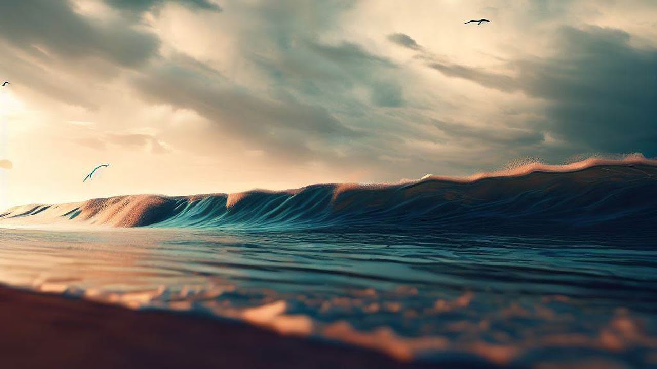 Relaxing Spa Music with Beach Waves and Seagull Sounds | Ambient Nature ...