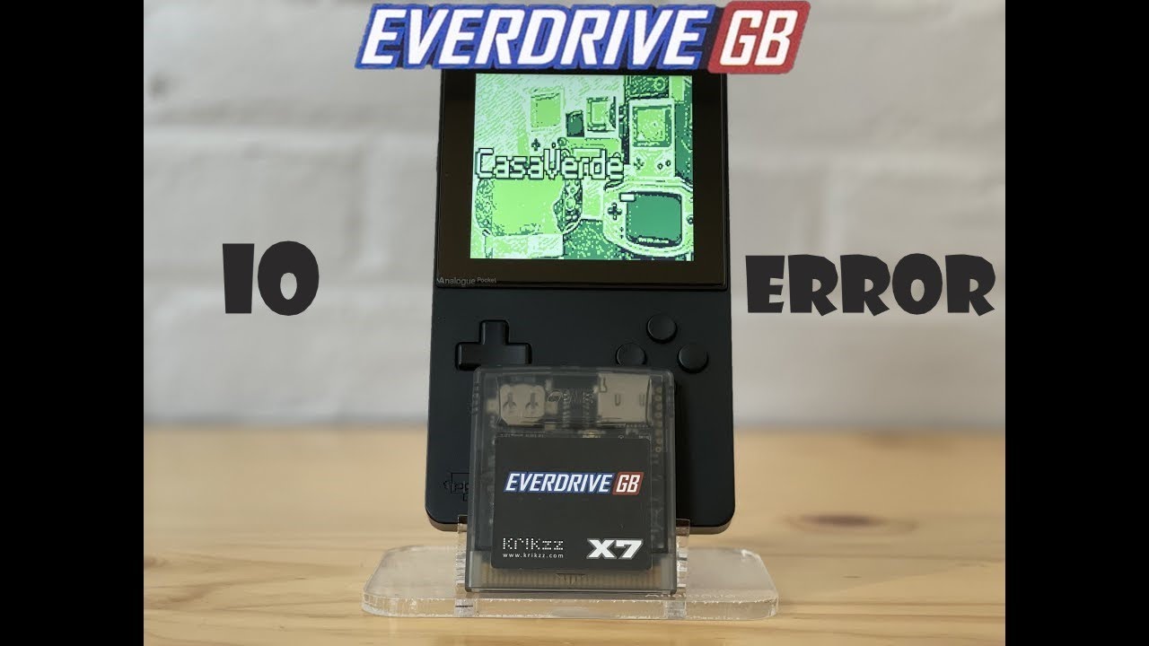Krikzz Replaces EverDrive GB X7 IO Error - YouTube