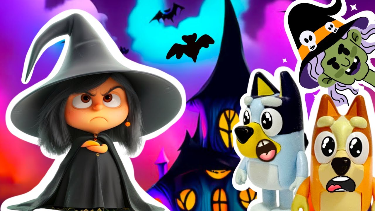 🎃 Bluey & Bingo’s Witchy Halloween Stories | Hansel & Gretel, Snow ...