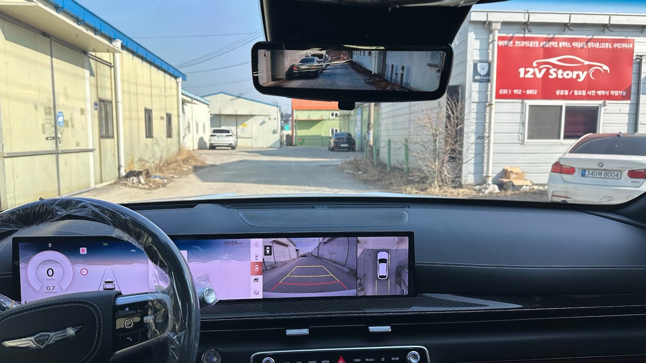 Genesis GV80 coupe / Digital Rearview Mirror that ONETAKE made. - YouTube