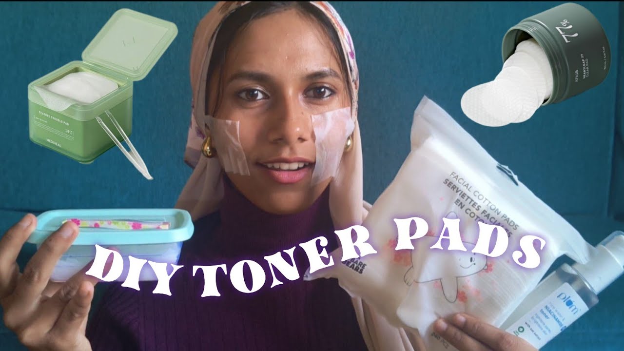 DIY Toner Pads coz too broke to buy one 🫢 - YouTube