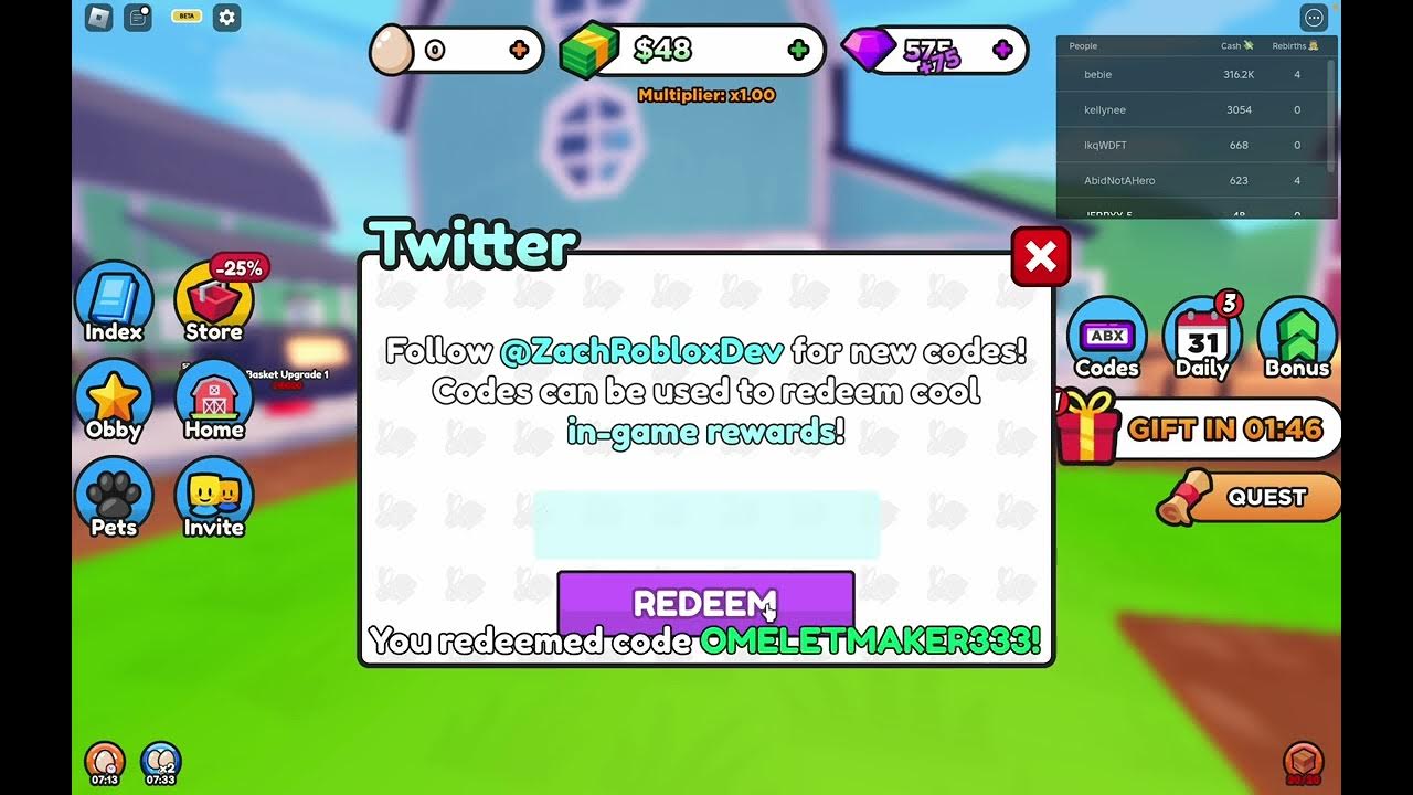 Egg Farm Tycoon 2 codes Roblox (May 2024) - YouTube
