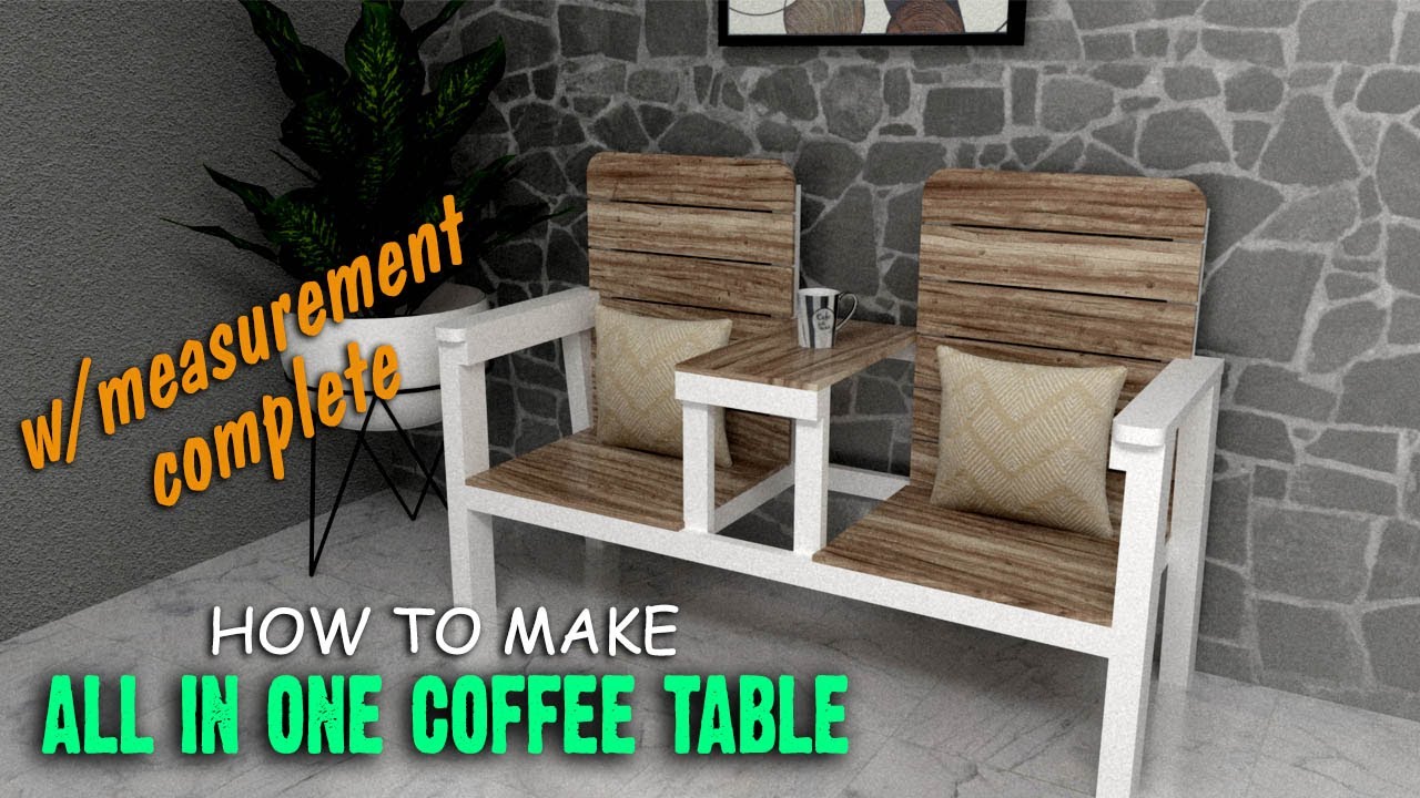 How to make All in One Coffee Table / Animation Assembly - YouTube