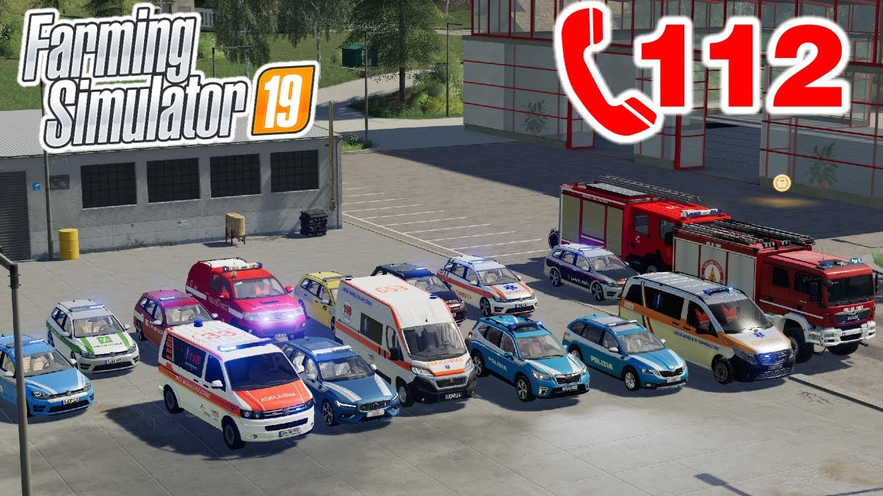 FS19 EMERGENCY #17 - TUTTI i MEZZI di SOCCORSO ITALIANI! - YouTube