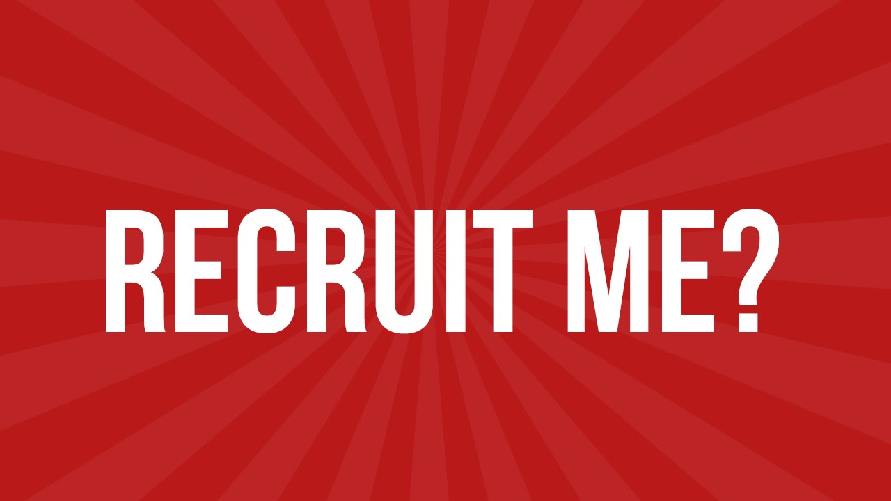 Teams Recruit Me? - YouTube