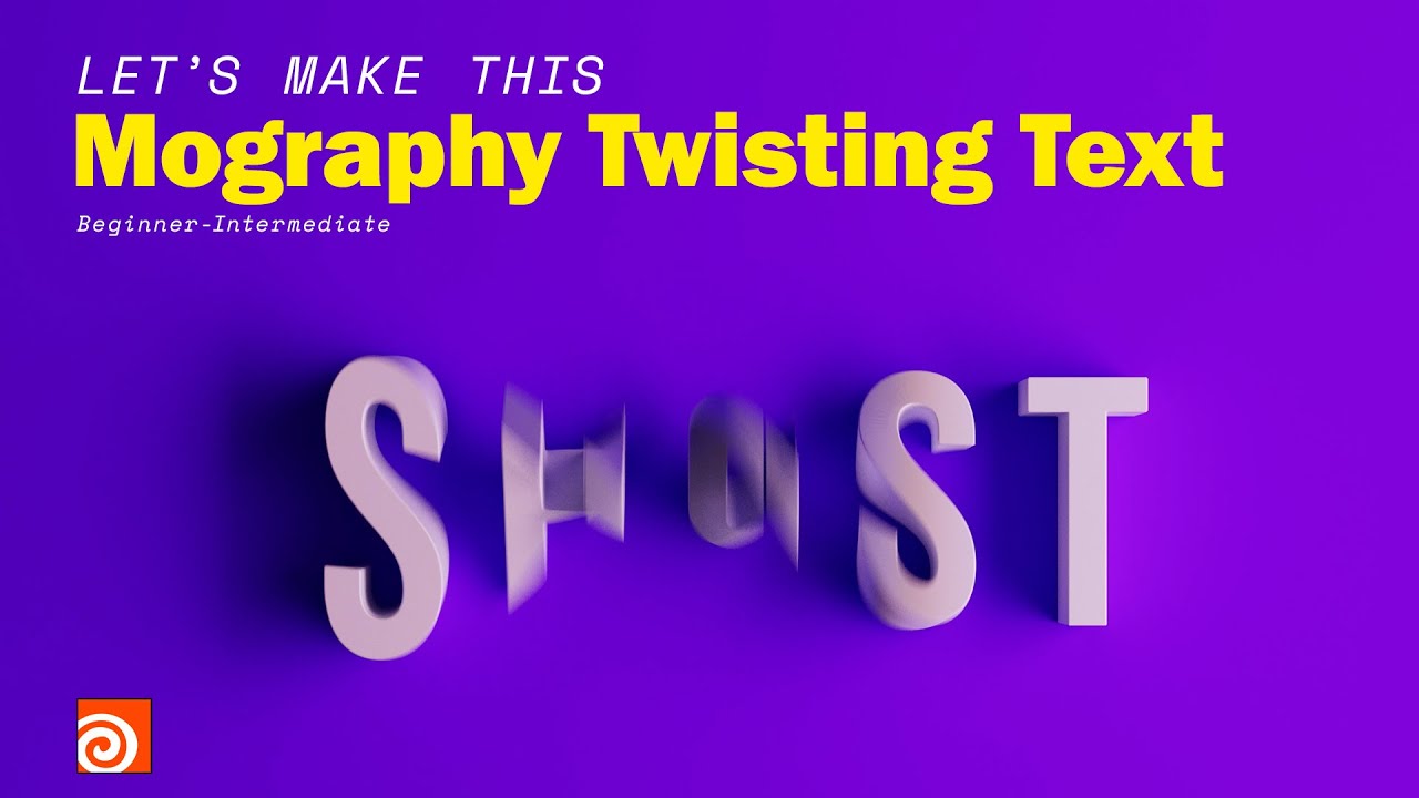 Houdini: Twisting Mograph Text - YouTube