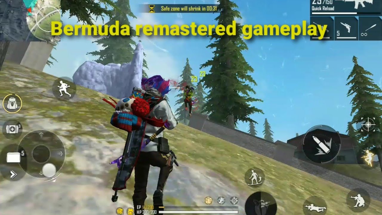 Garena free fire. Bermuda remastered gameplay. Welcome 2021. - YouTube