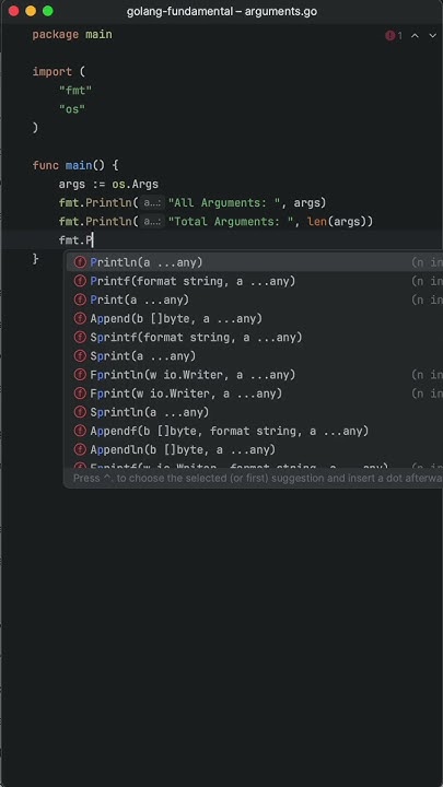Golang: Reading Arguments from Stdin - YouTube