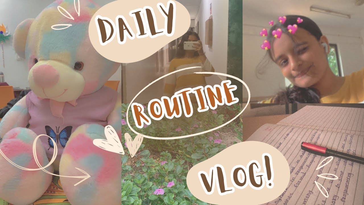 My Daily Routine Vlog | College Vlog | - YouTube