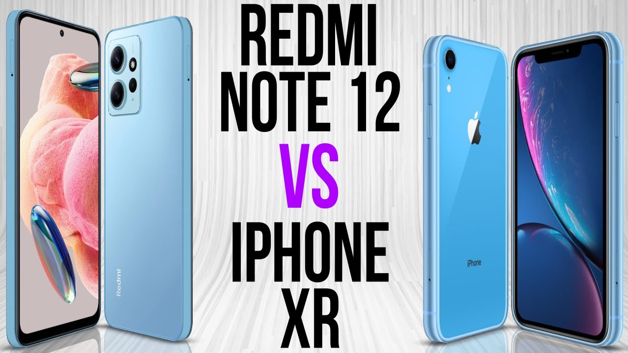 Redmi Note 12 vs iPhone XR (Comparativo & Preços) - YouTube