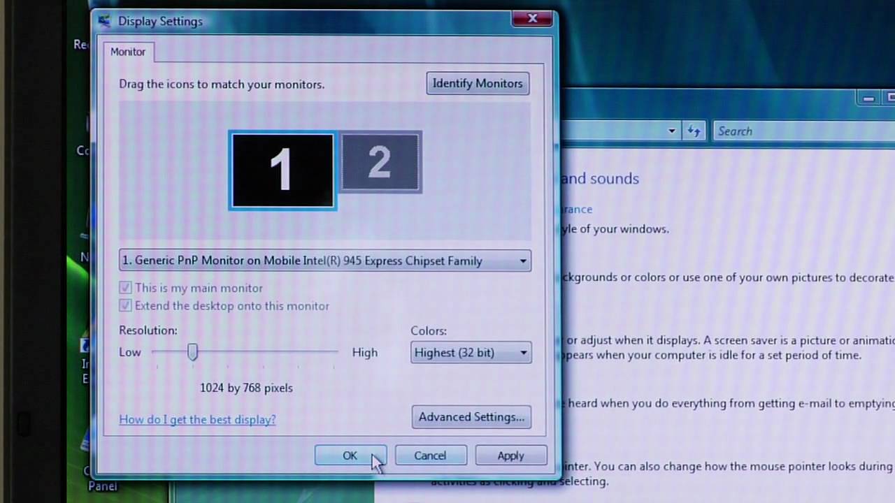 Computer Networks, Drives & Backups : How to Adjust Computer Screen ...