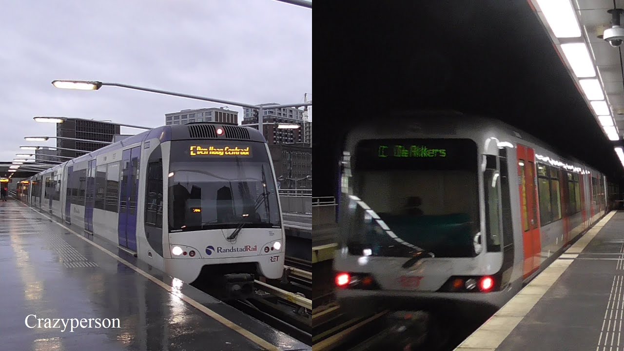 RET Metro Rotterdam Netherlands, 14 Jan. 2020 - YouTube
