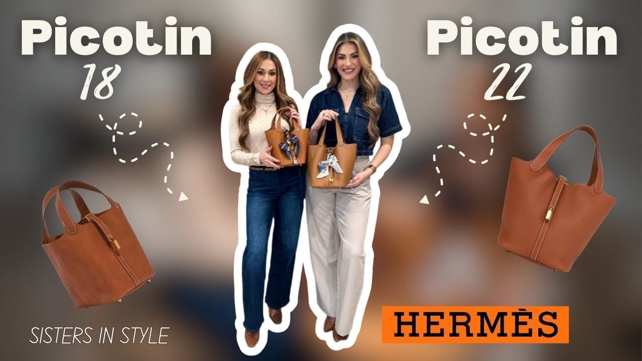 Hermès Picotin 18 vs 22| Compare size, color, leather and price!| How ...