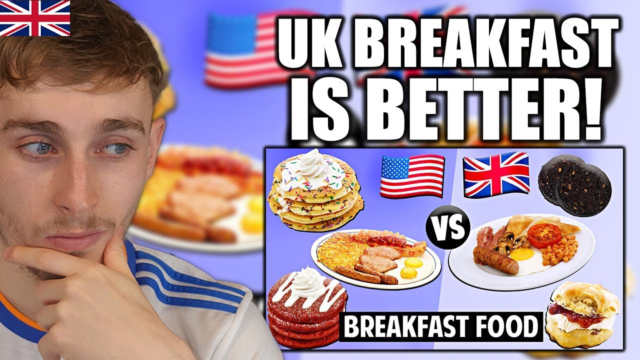 Brit Reacts to US vs UK Breakfast Foods | Which Is Better?? - YouTube