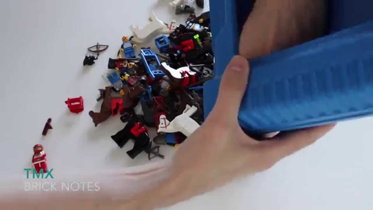 LEGO Collection: Blue Container of Classic Castle & Other Random Stuff ...