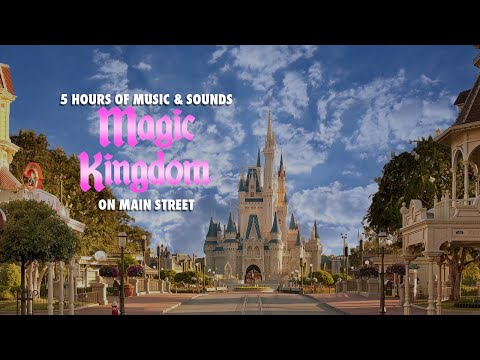 5 HOURS of Main Street, U.S.A. Magic ✨ Relaxing Disney World Ambience | Magic Kingdom Atmosphere 🎠🏰