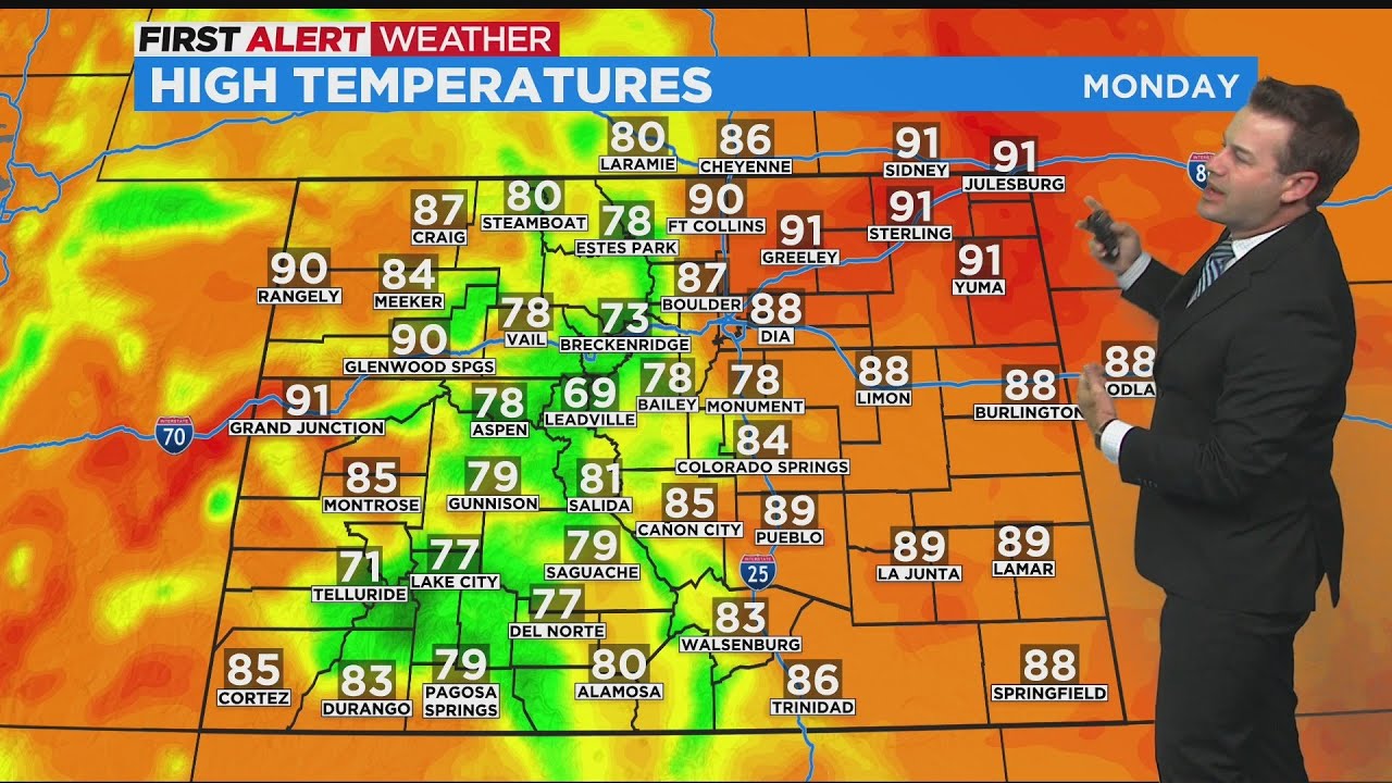 Sunny and very warm start to the week - YouTube