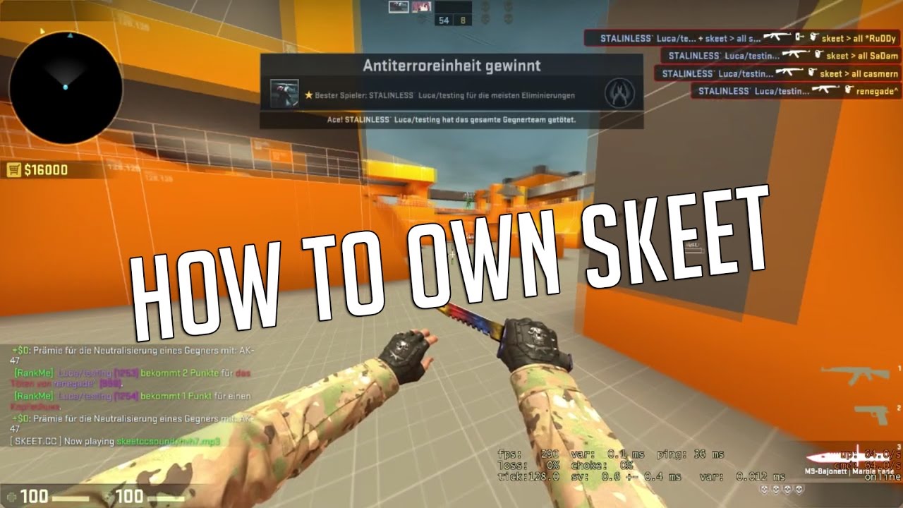 [CSGO] NoSpread | Aimware vs Skeet | How to Own Skeet - YouTube