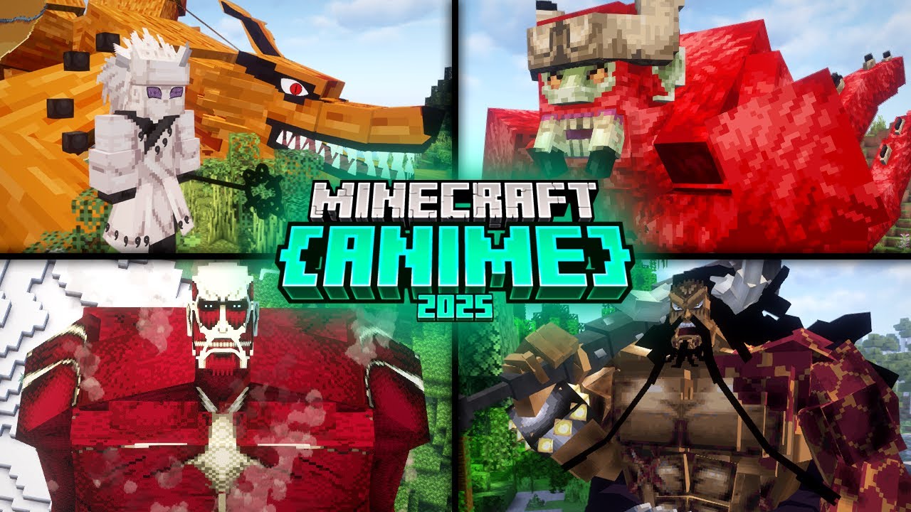 20 Best Minecraft Anime Mods in 2025 ! - YouTube