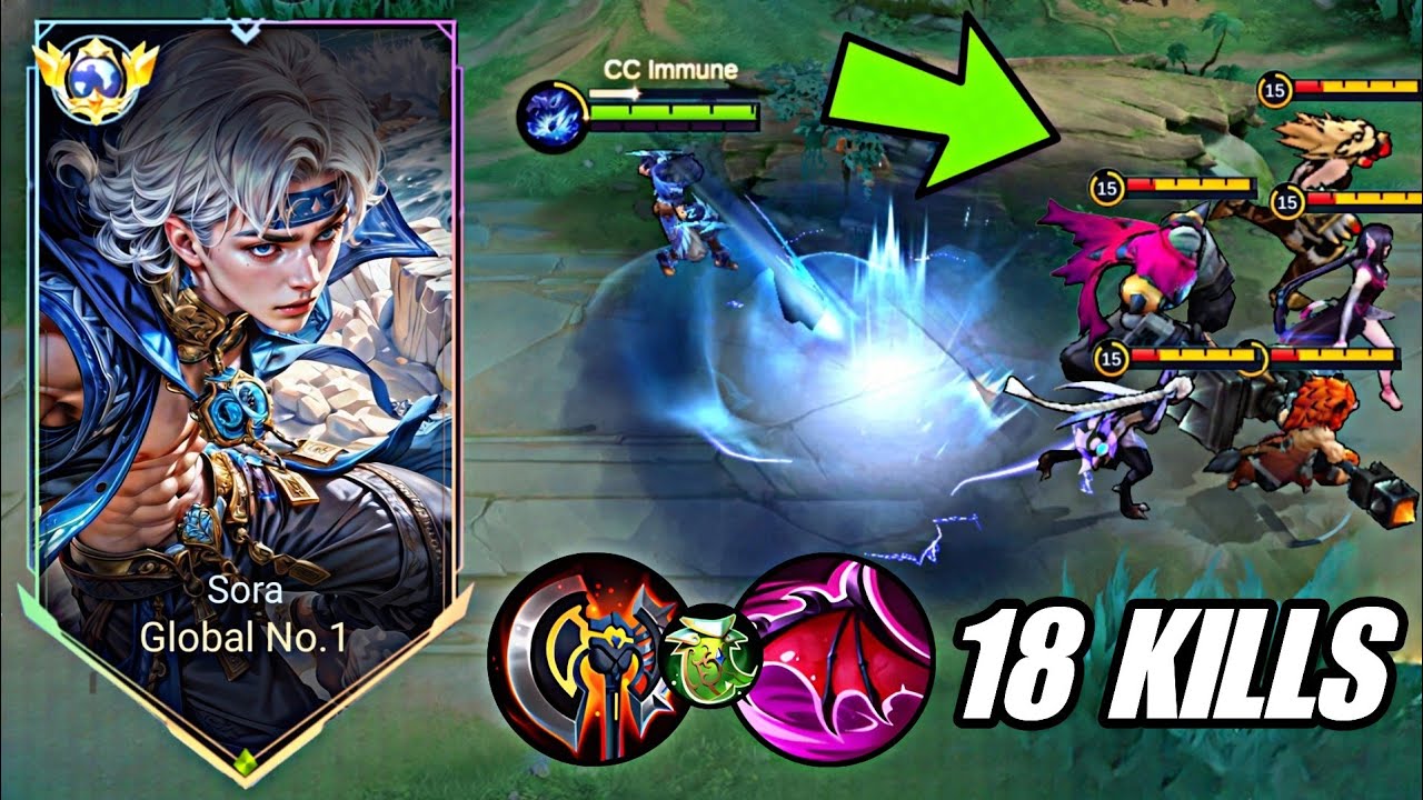 SUPREME SORA BEST ONESHOT BUILD 100 % BROKEN EARL TO LATEGAME!! (Must ...