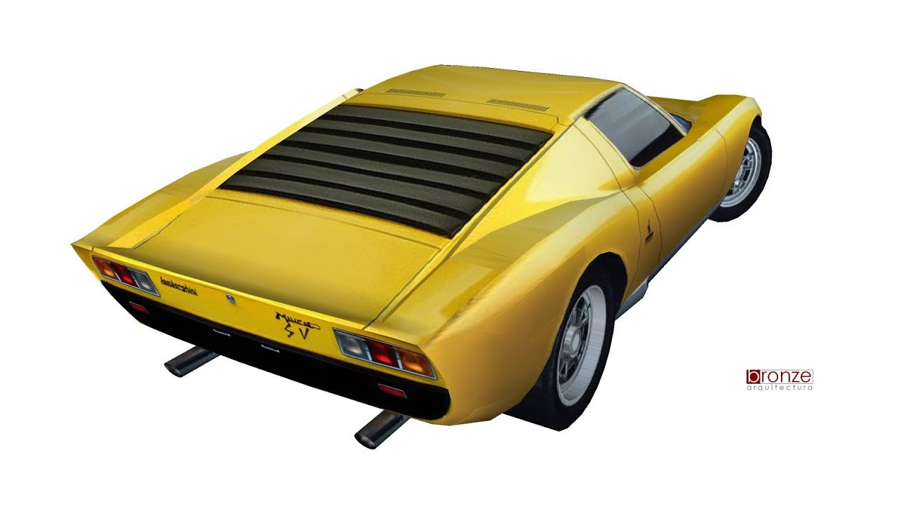 Lamborghini Miura SV, em SketchUp - YouTube