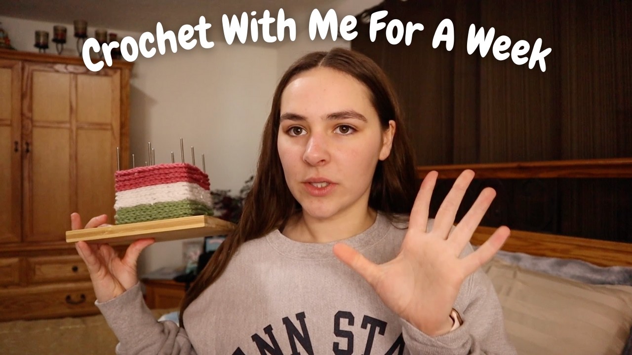Crochet with me for a week - YouTube