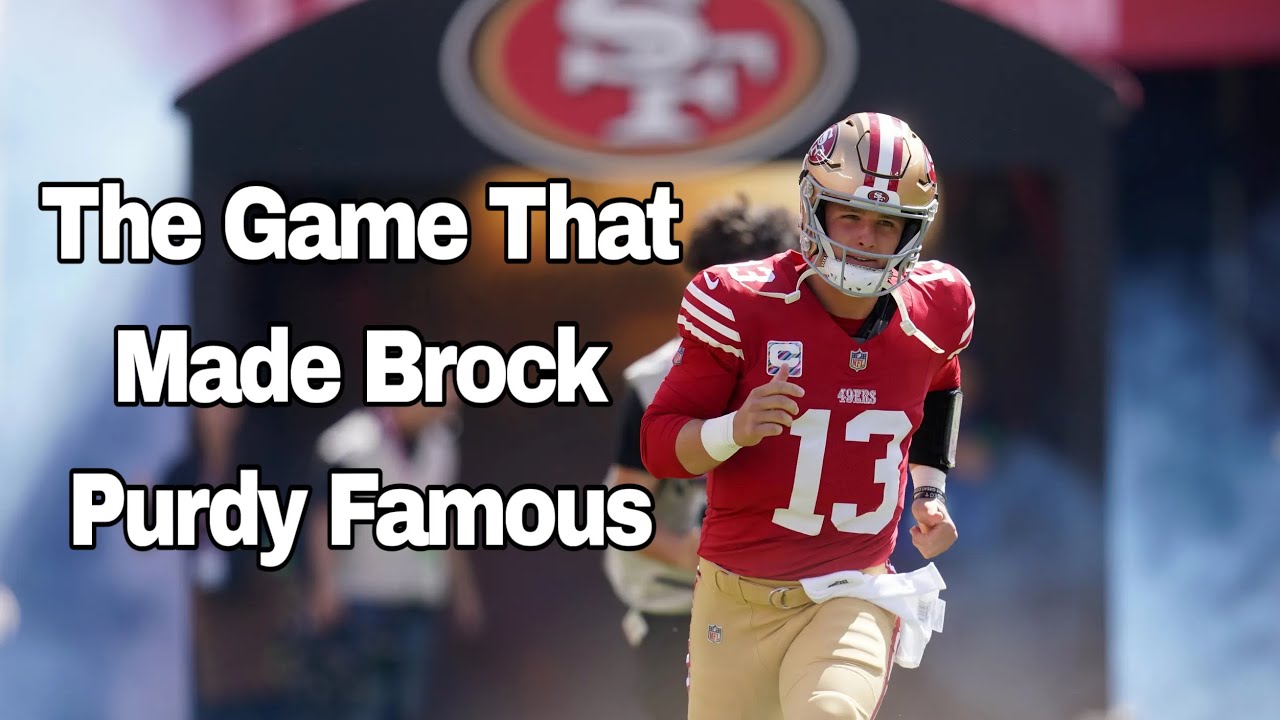 The Game That Made Brock Purdy Famous - YouTube