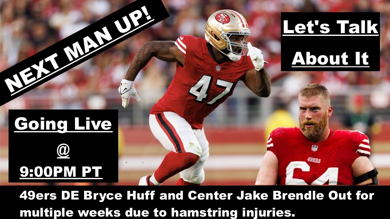 49ers DE Bryce Huff and Center Jake Brendle out for multiple weeks due ...