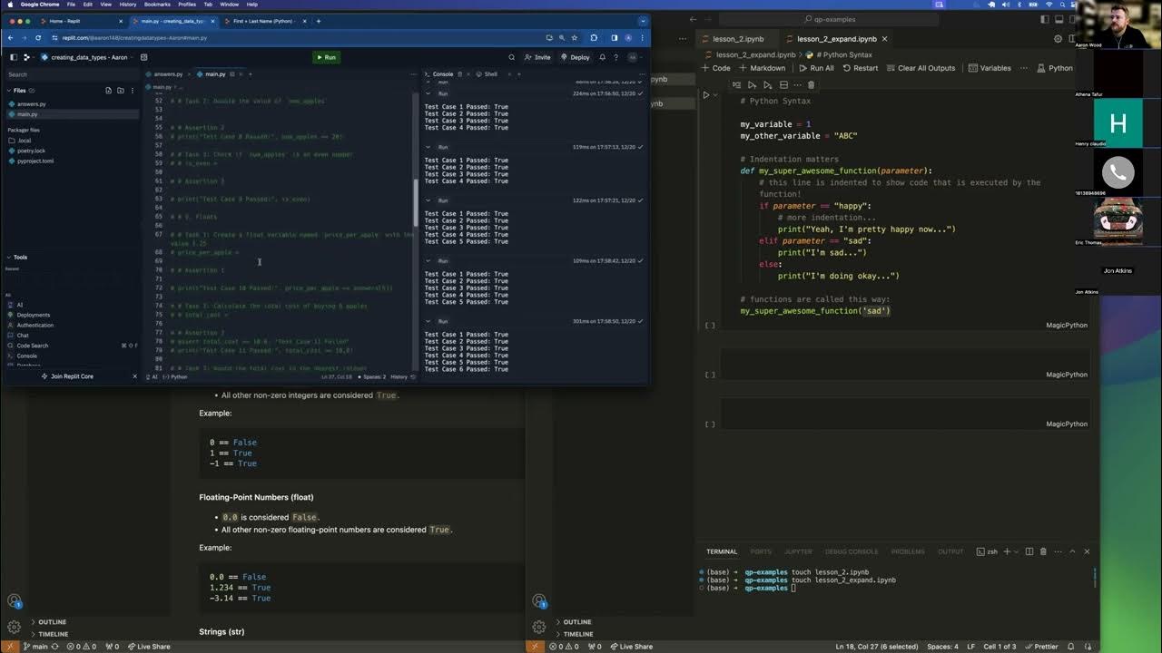 Python Conditionals Truthyfalsy Values From Data Types 1 2 Youtube