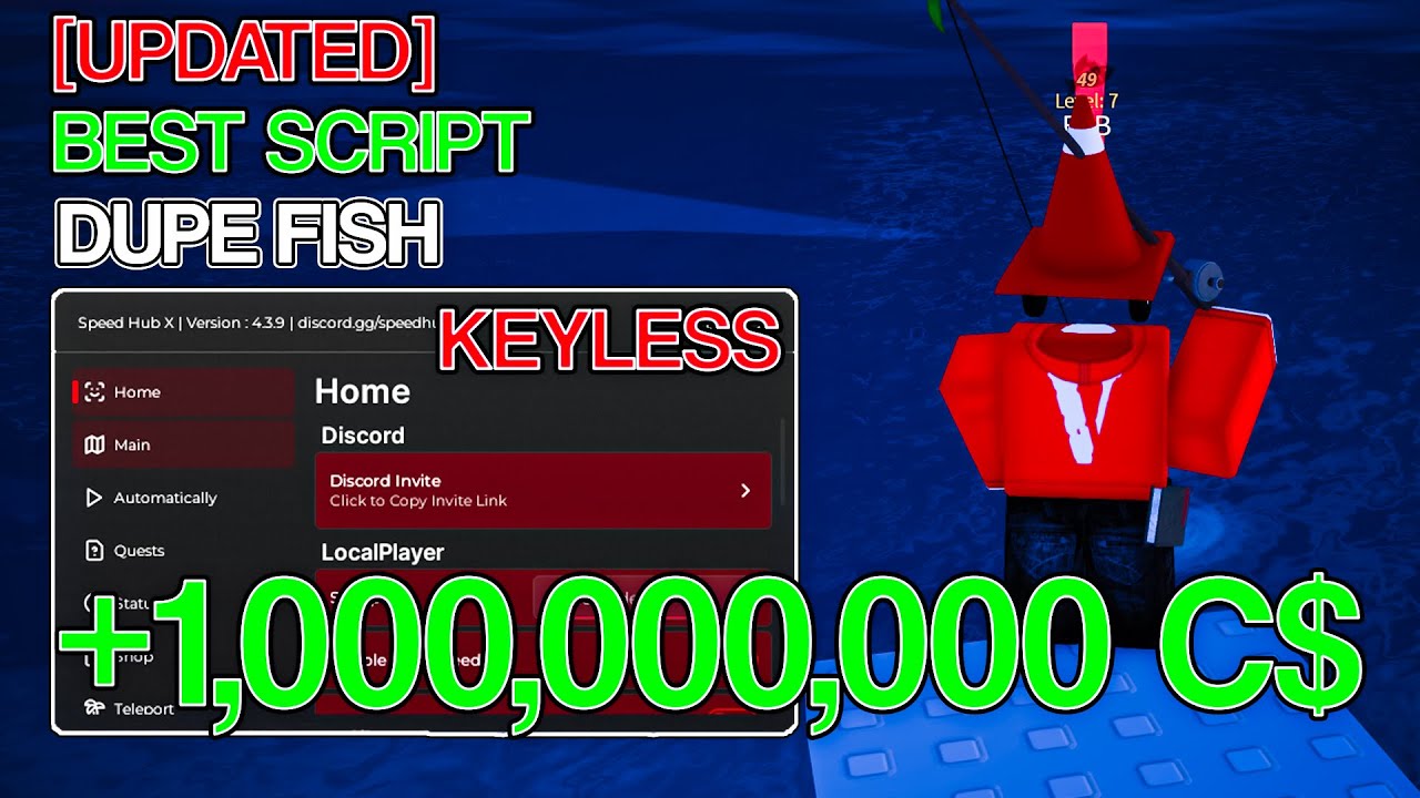 [UPDATED] Fisch GUI | FAST AUTO FISH DUPE FISH AUTOSELL *KEYLESS* - YouTube