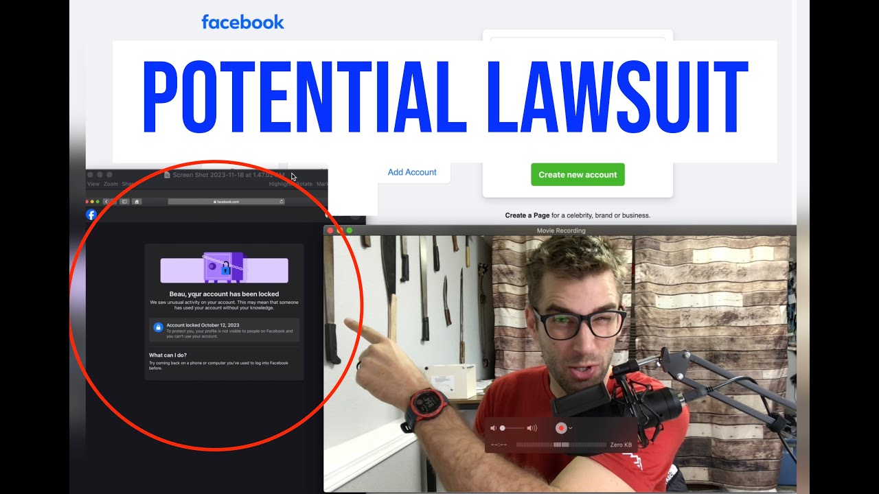 Facebook "Your Account Has Been Locked" Potential Lawsuit for Refusal to Unlock Meta Account ...