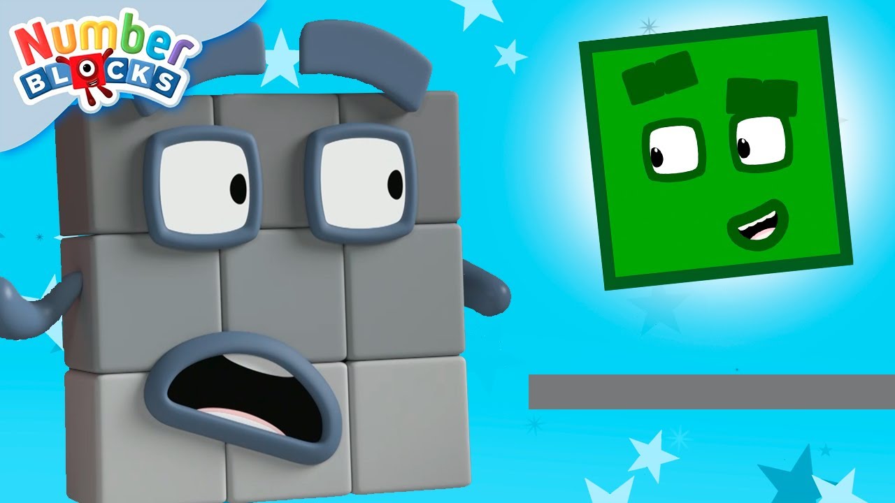 🟩 All about Sqaures with Numberblock 4 💚 | Learn to Count for Kids | 12345 | @Numberblocks - YouTube