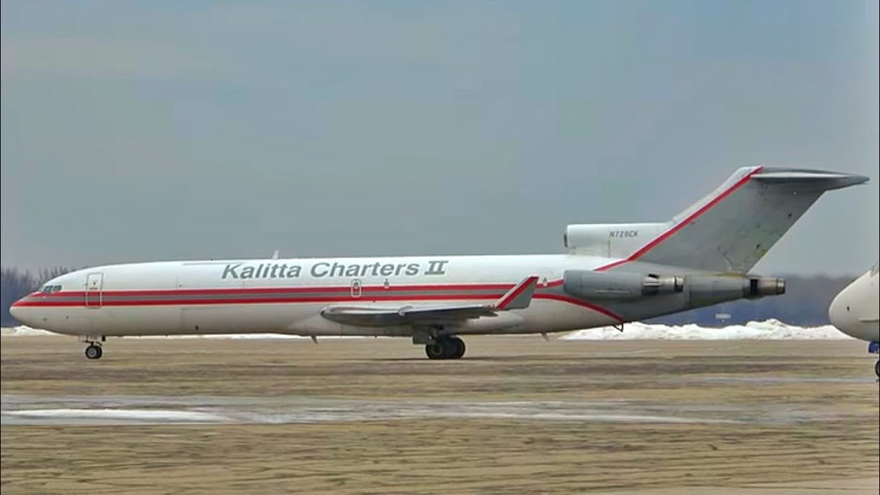 Kalitta Charters B727-264(F) [N729CK] JT8D-17 Engine Startup & Taxi ...