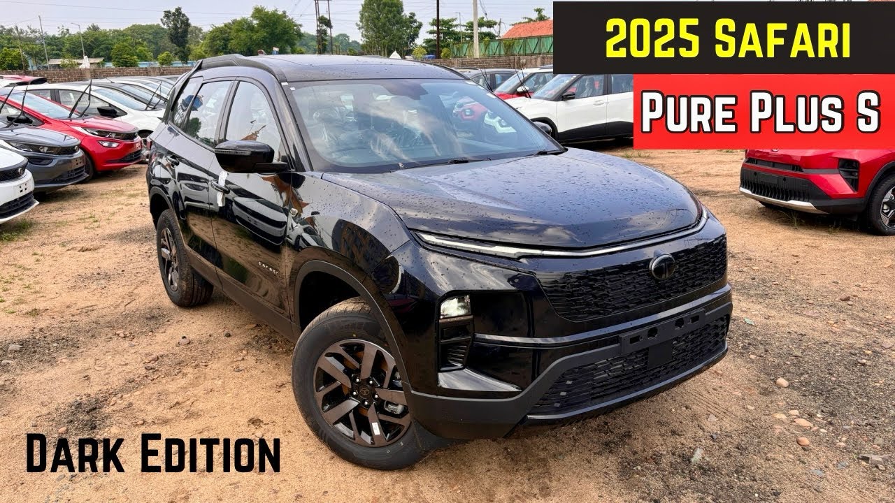Tata Safari Pure Plus S Dark Edition Base Variant Of Dark Edition ...