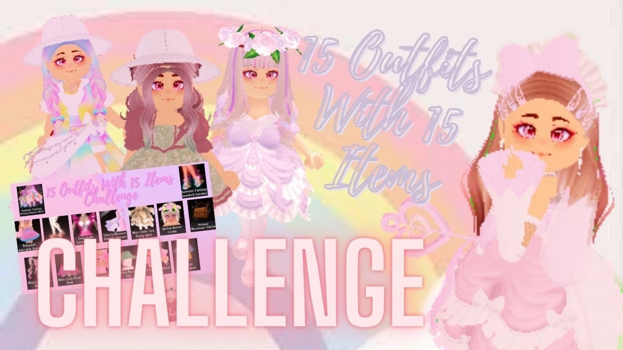 15 Outfits With 15 Items *ROYALE HIGH CHALLENGE* (spk180) - YouTube