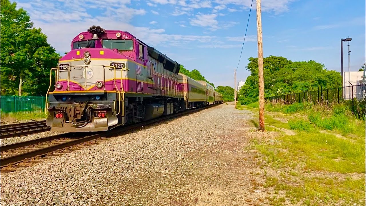 MBTA GP40MC’s in the Belmont Area | MBTA Heavy Rail - YouTube