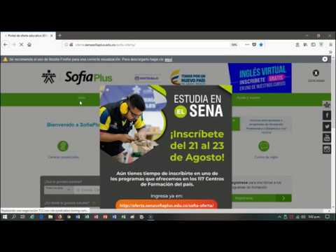 Actualizar datos en SENA SOFIA Plus - YouTube