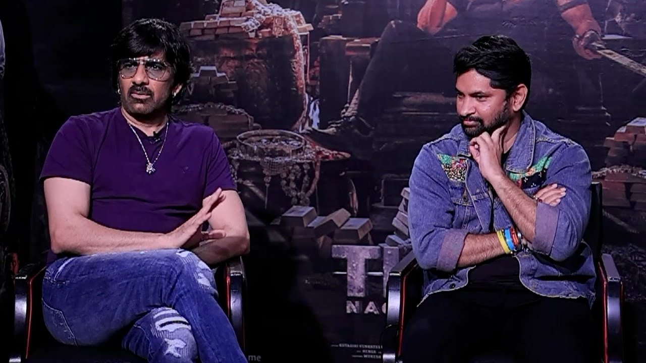 Mass Masala Discussion With Team Tiger Nageswara Rao ft. Sandeep | Ravi ...