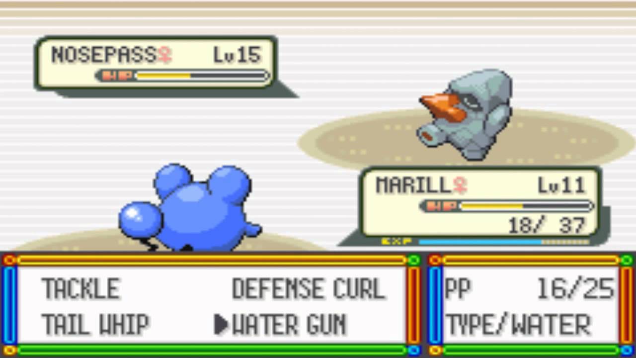 Pokemon Emerald - Rustboro City Gym Leader: Roxanne - YouTube