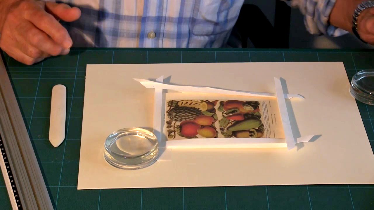 Conservation Framing: 6 - Paper Trays - Polygonal Edge Strips - YouTube