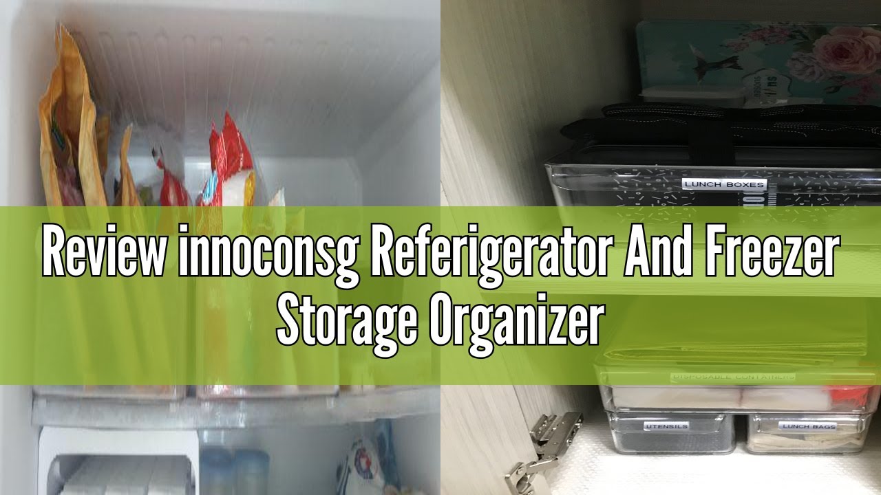Review innoconsg Referigerator And Freezer Storage Organizer - WIDE ...