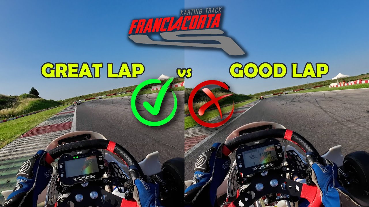 GREAT vs GOOD Lap Comparison | Franciacorta Karting Track - YouTube