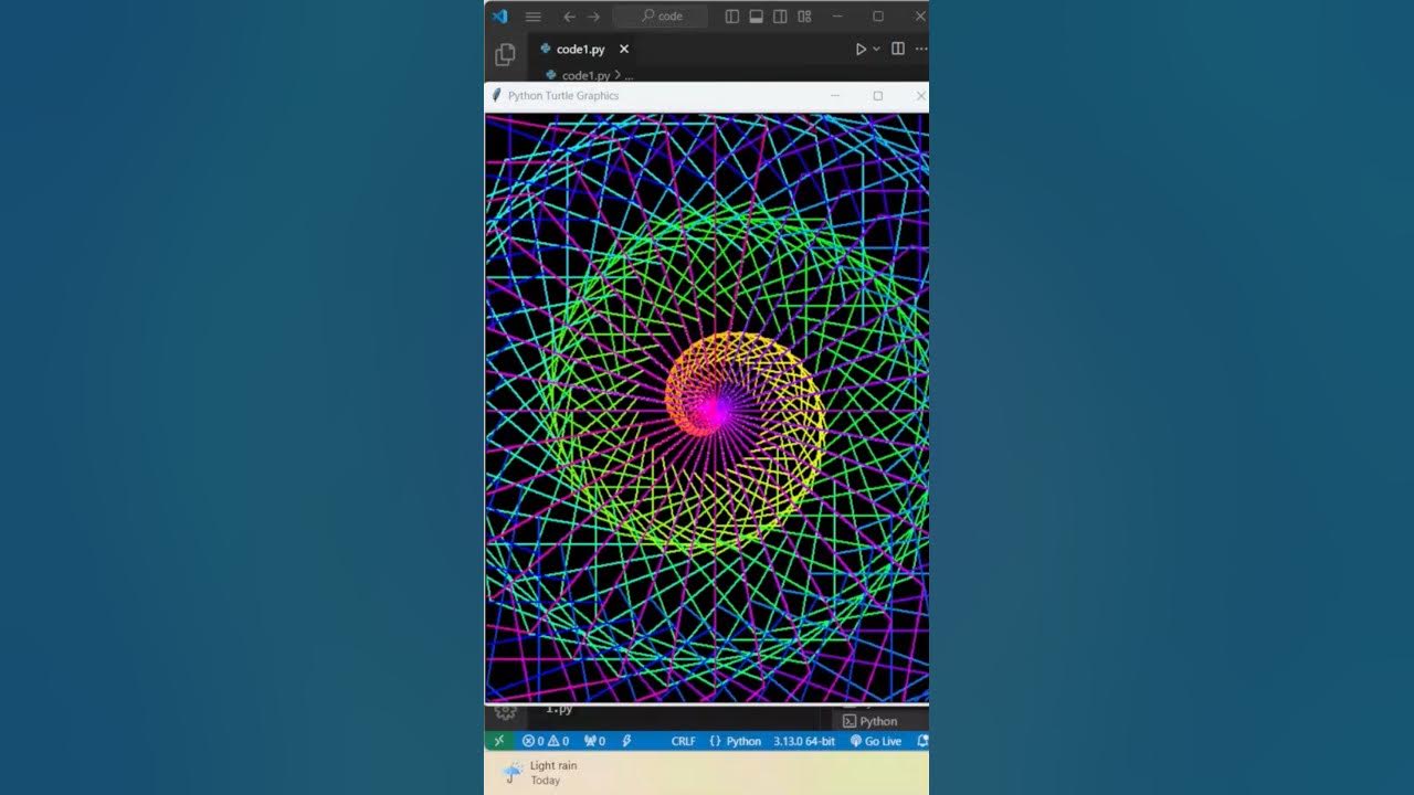Python Turtle Tutorial Learn To Code Graphics Fast Pythonpython Youtube