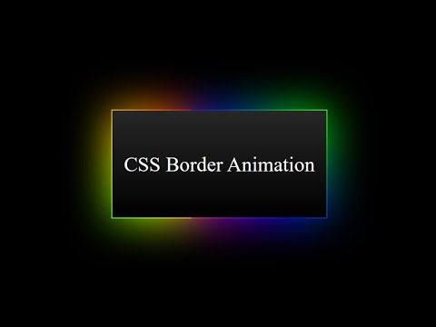 CSS Border Animation | Border Animation using HTML And CSS - YouTube