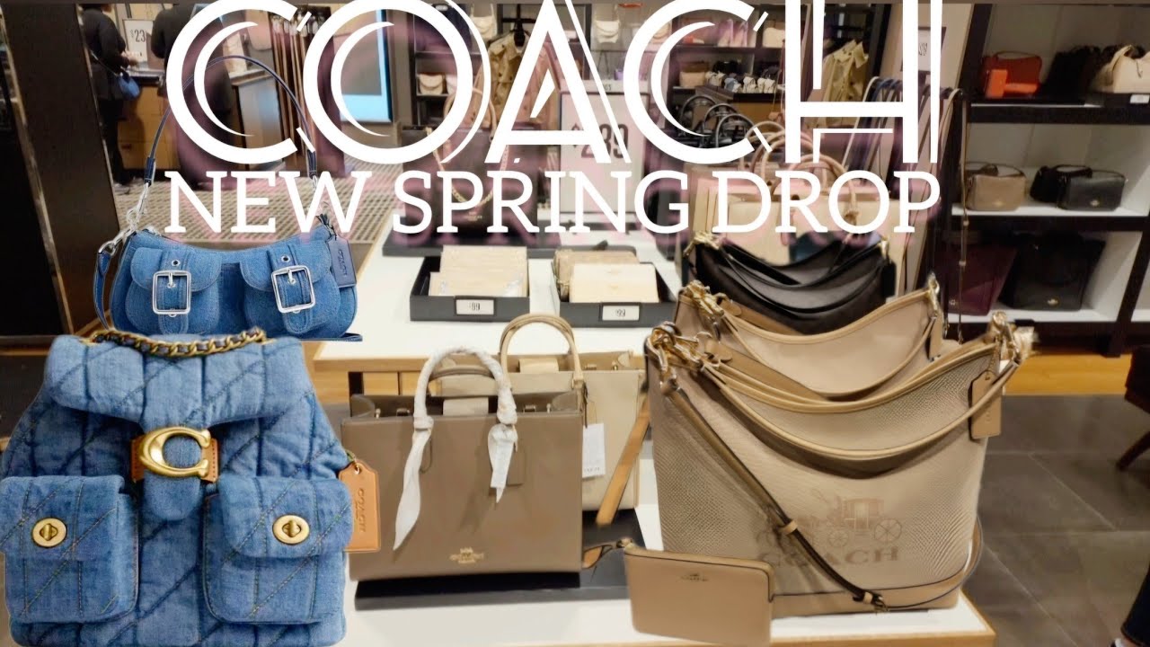 NEW COACH OUTLET BAGS ! WHAT DID I BUY?! WishList | Coach Demin Tabby ...