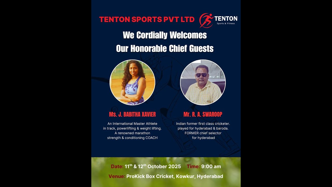 TENTON SPORTS & FITNESS GRAND OPENING CEREMONY OF THE FIRST BOX CRICKET ...