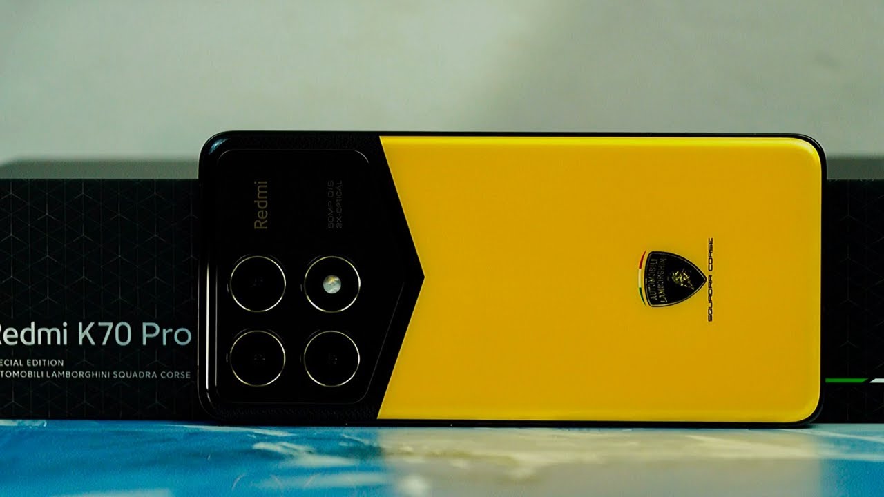 Redmi K70 Pro Lamborghini Champion Edition -Unboxing & Review - YouTube