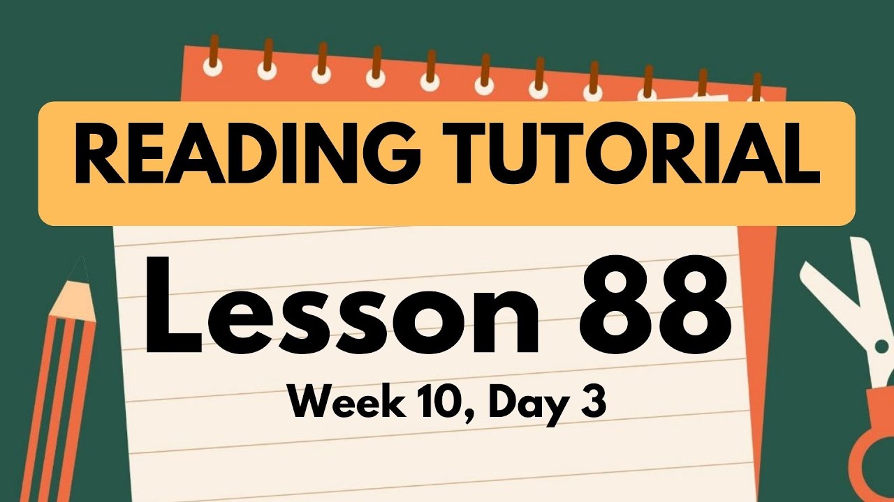 WEEK 10 - Day 3 (Lesson 88) - YouTube