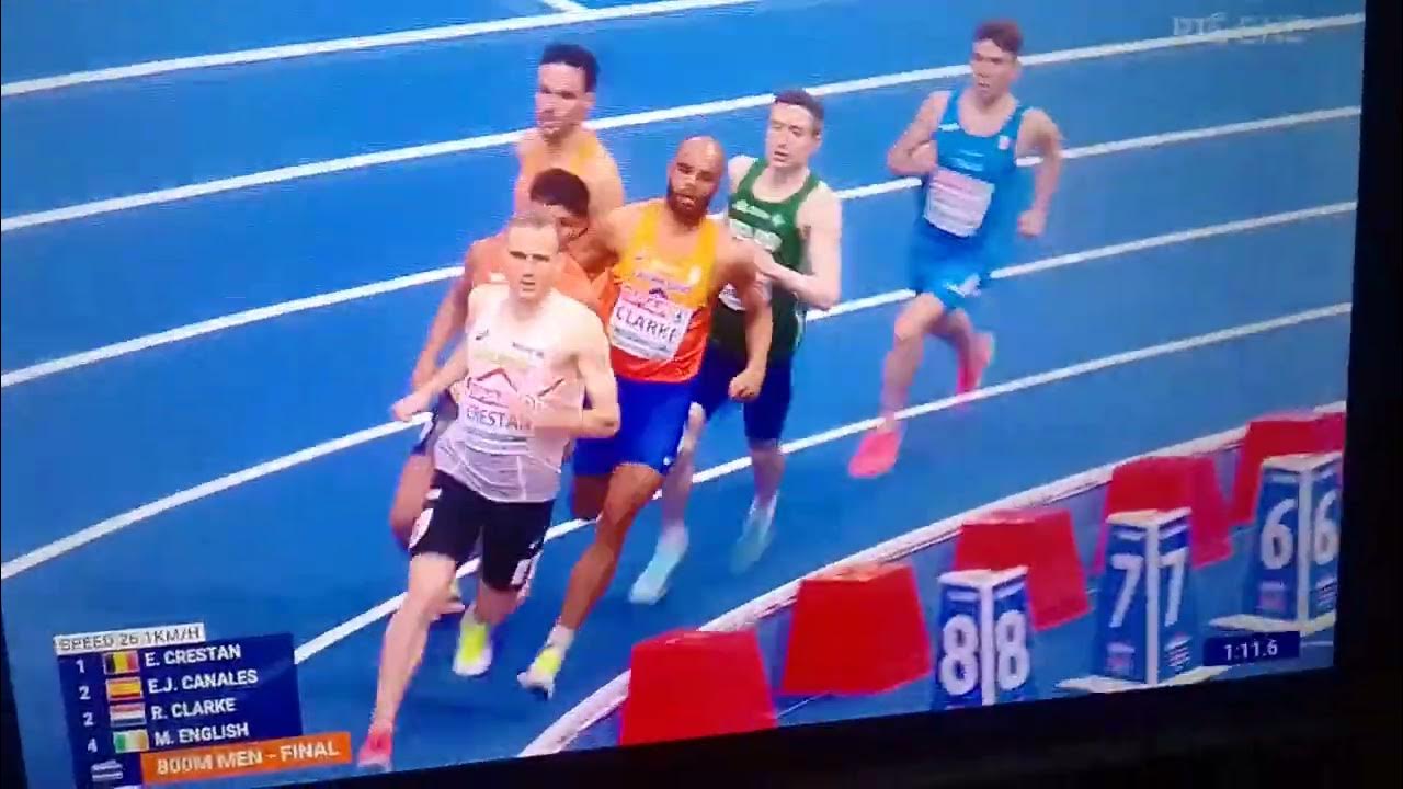 Mark English winning bronze at European Indoor Athletics Championship 2025 800m - YouTube